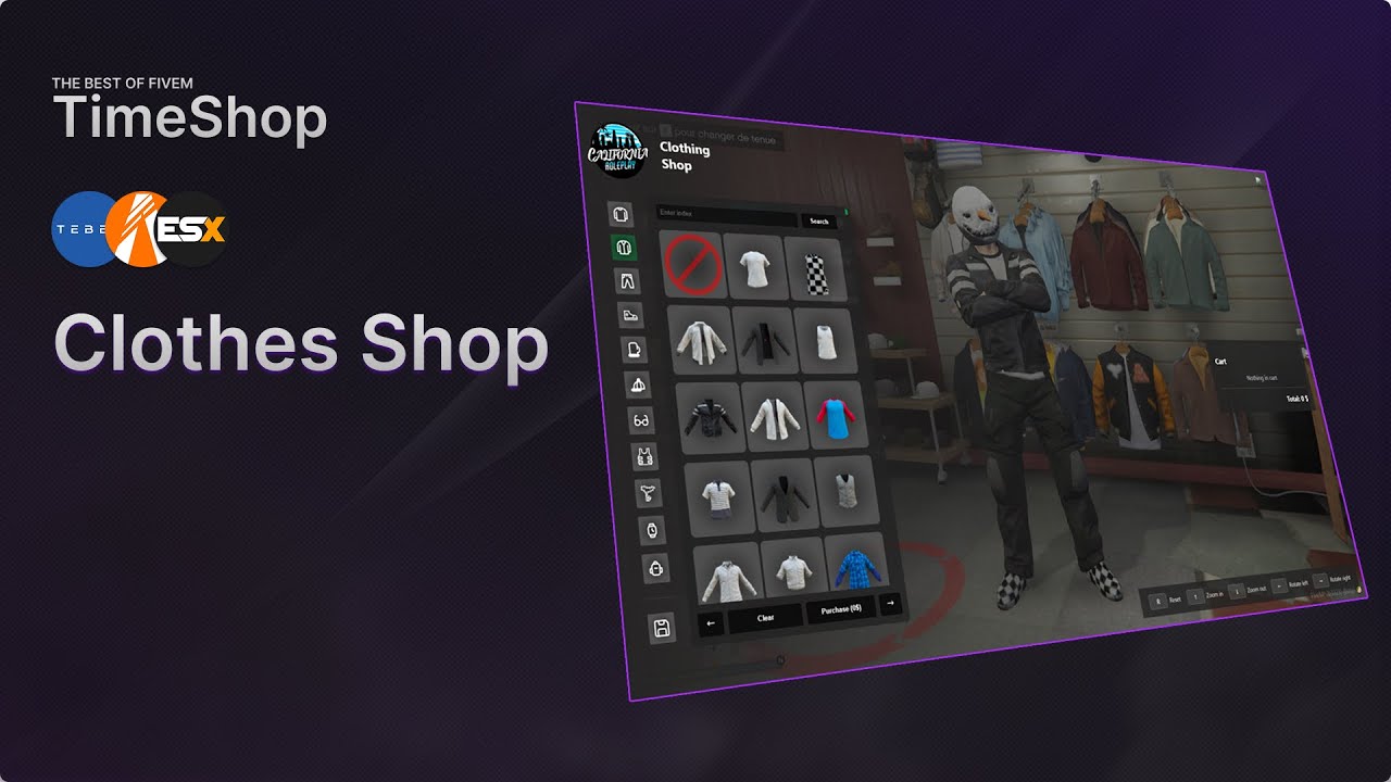 [ESX] Clothing Store script - FiveM Releases - Cfx.re Community
