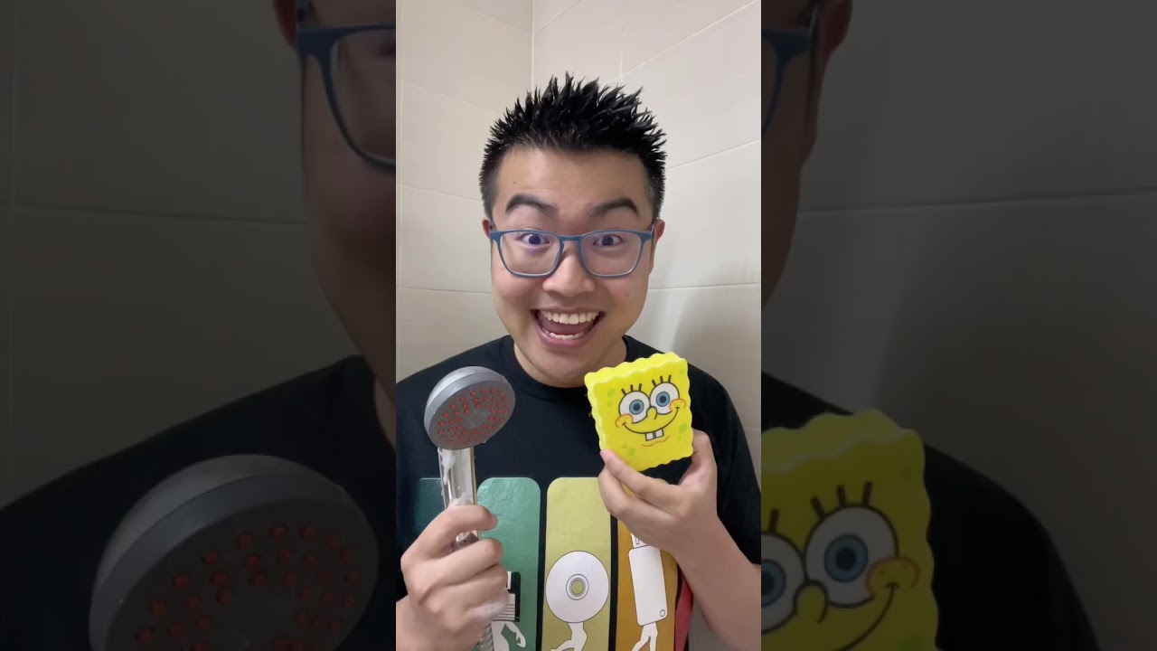 Me lavo con Bob esponja