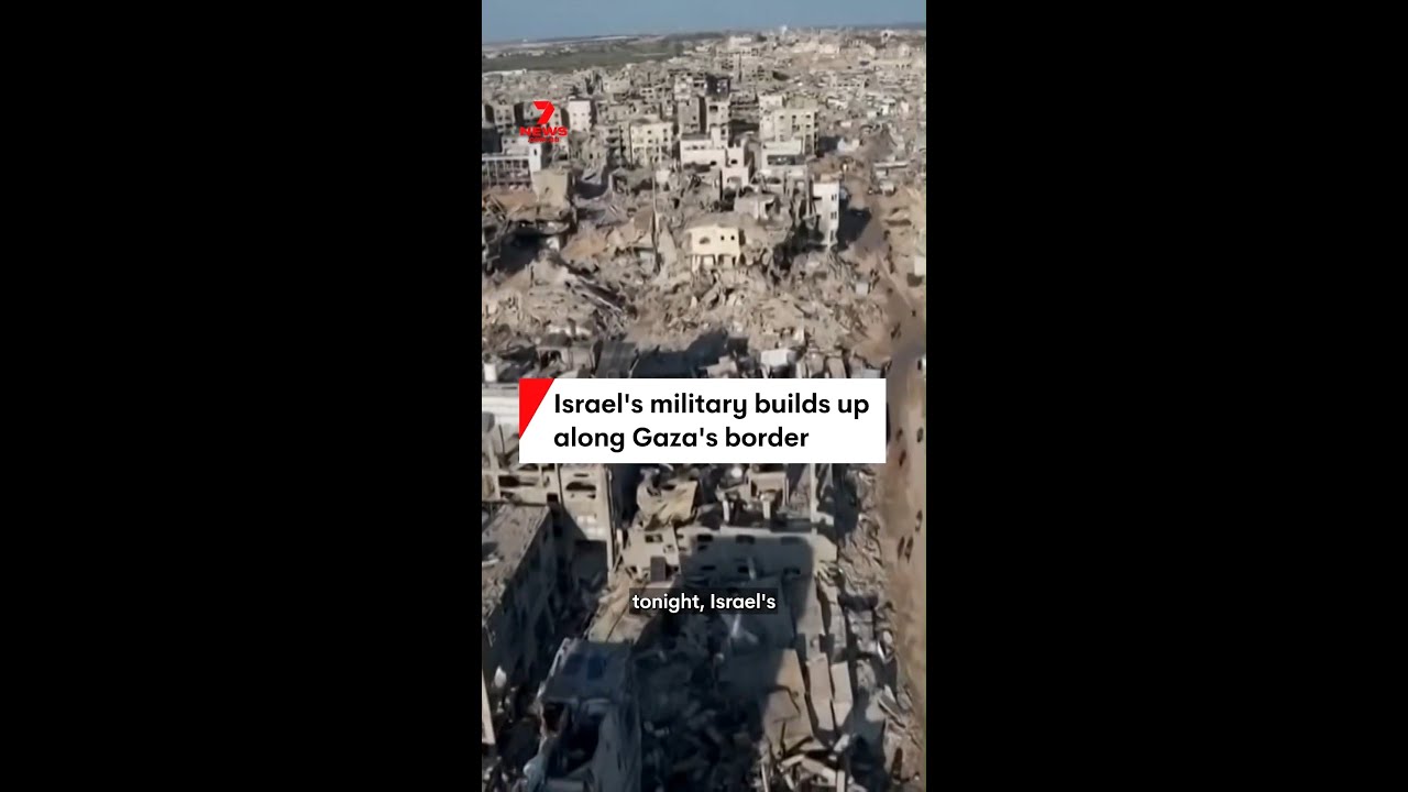Israel's military builds up along Gaza's border