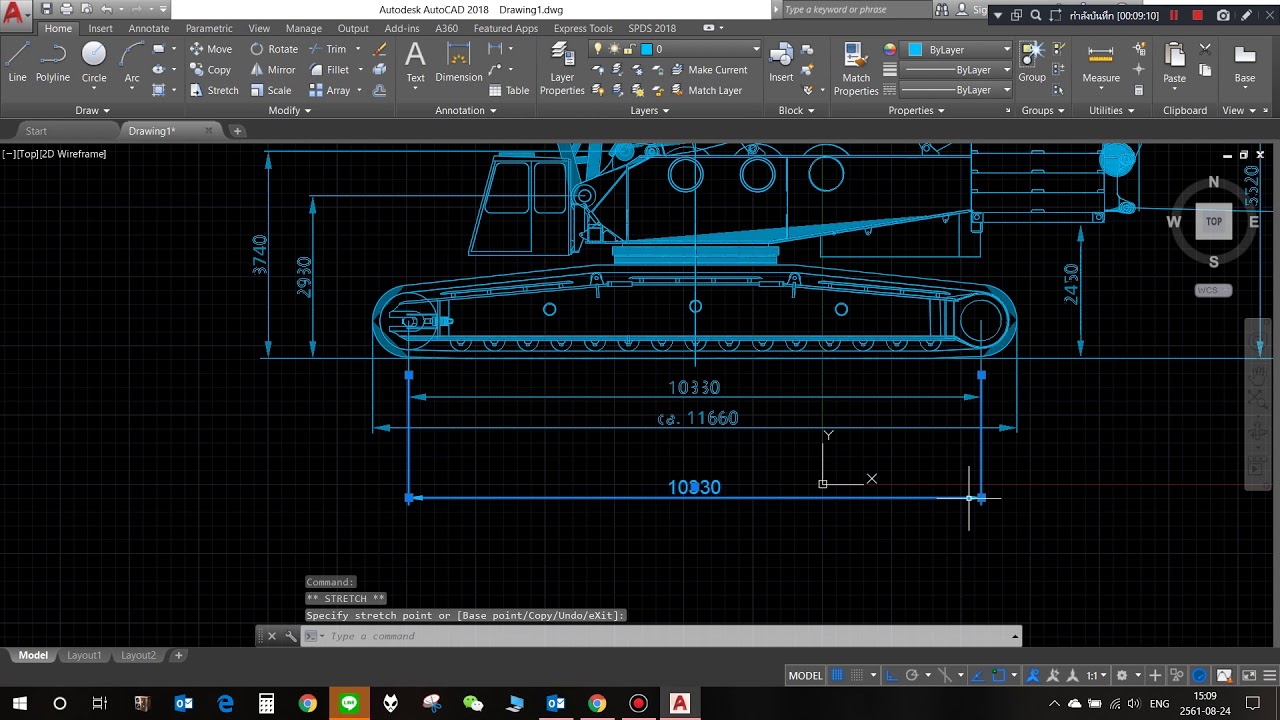 ็How to make crane drawing PDF file to auto cad file for Lifting Plan
