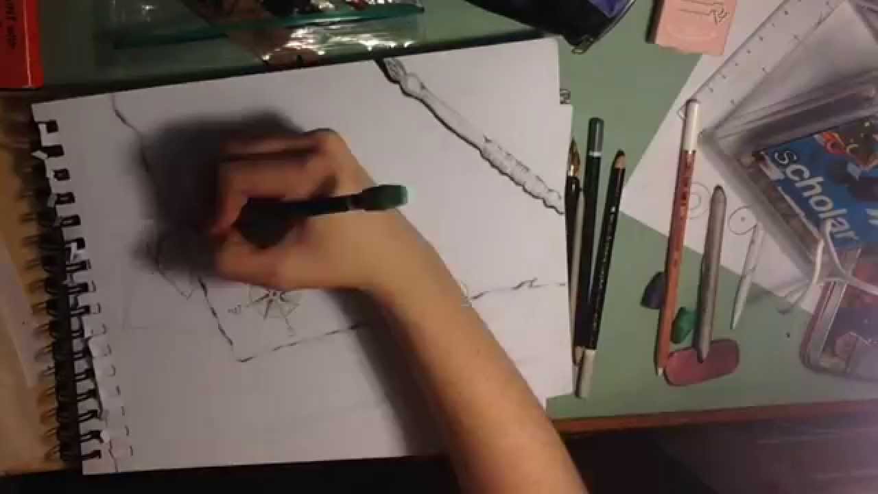 The Lost Map - Paper Drawing