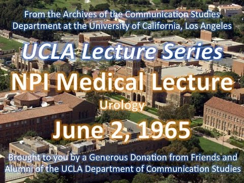 NPI Medical Lecture at UCLA 6/2/1965