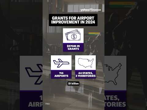 U.S. airports: FAA grants $970 million for upgrades 🛫🇺🇸 #shorts