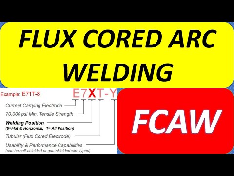 FCAW Welding, HOW TO FLUX CORE WELD -FCAW BASICS