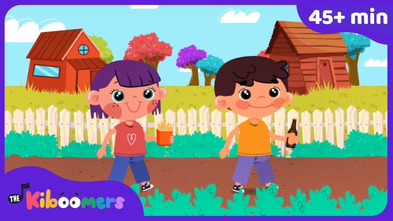 Summer Camp Songs for Kids | 45 Minutes of Fun & Classic Campfire Songs | The Kiboomers