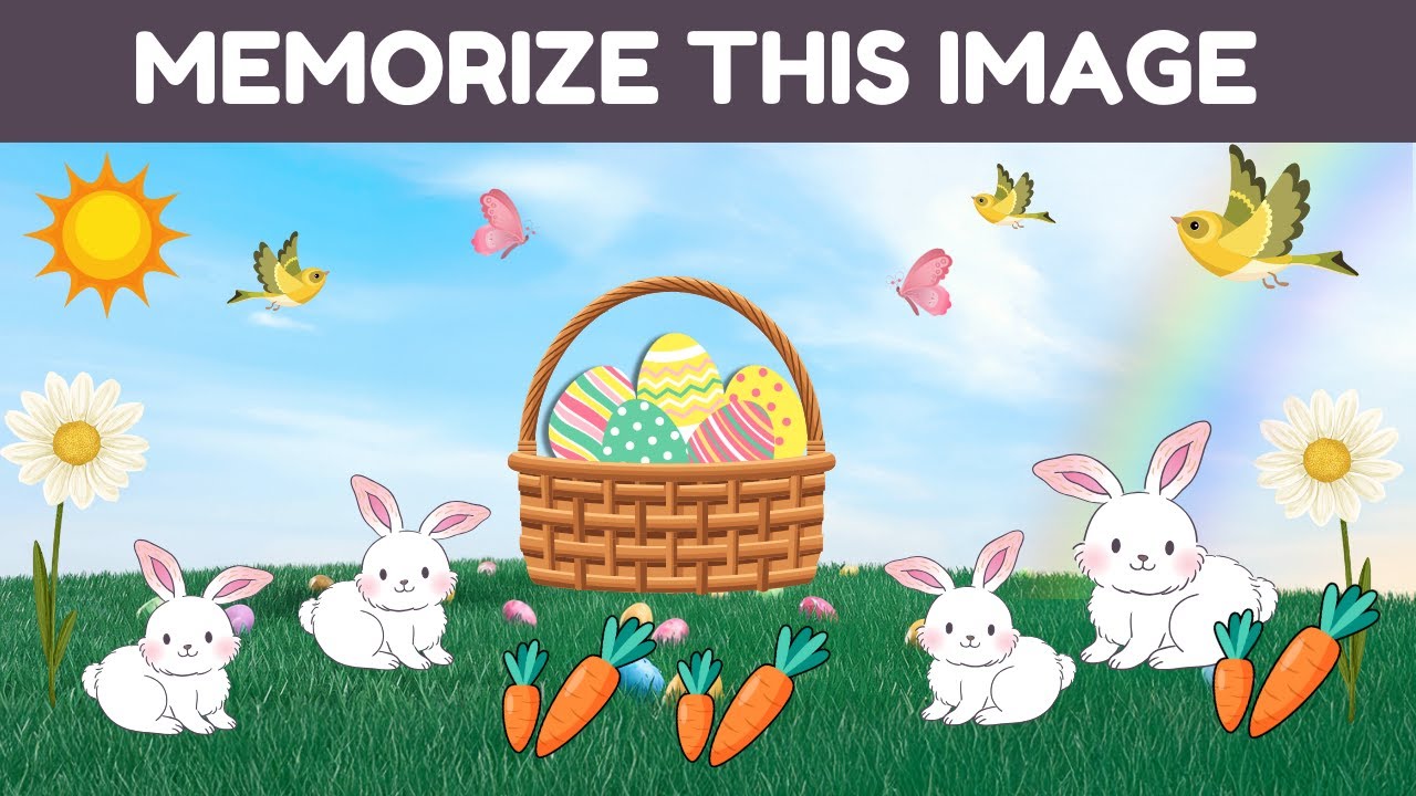 ESL Memory Game 🧠 Easter Picture Challenge | English Classroom Game