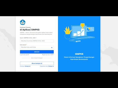 Cara Menautkan SIM PKB dengan Akun Belajar id