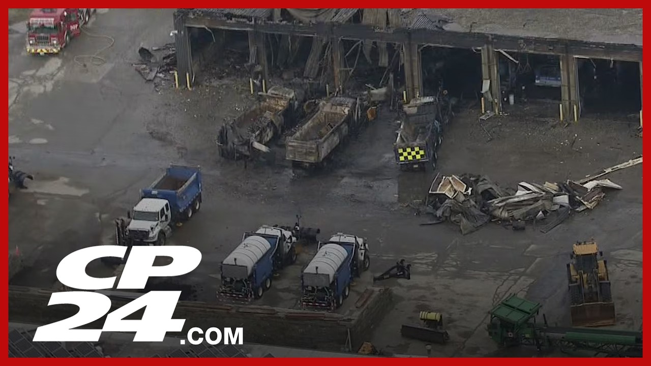 Fire at public works building in Caledon under investigation