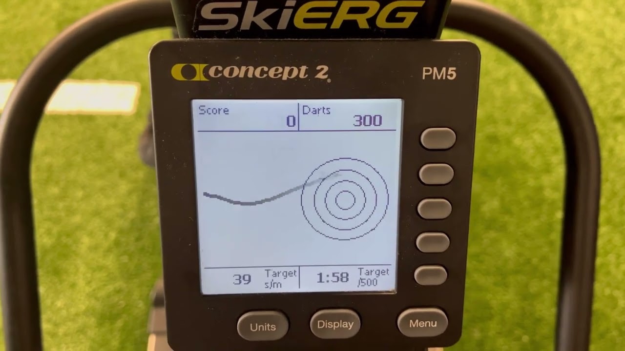 Ski-Erg Game: Darts