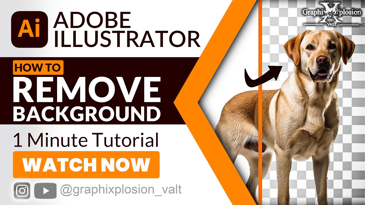 Remove Background in Adobe Illustrator in Just 10 Seconds!