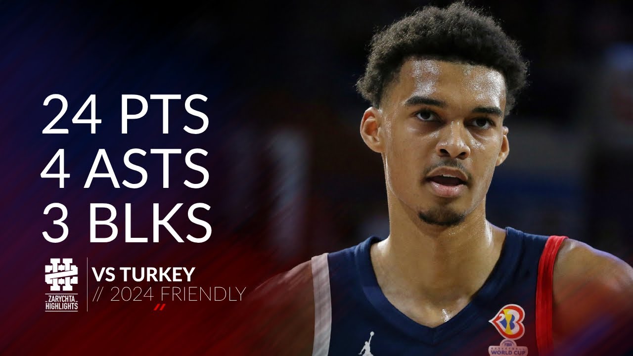 [情報] Wembanyama 法國vs土耳其 熱身賽數據 - 看板NBA - PTT網頁版
