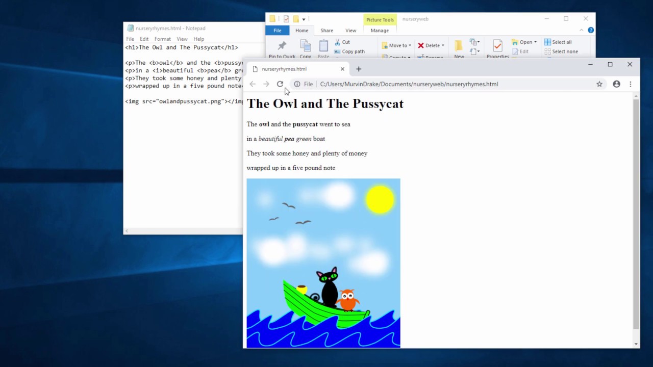 3. HTML, CSS and JavaScript: Display Images on a Web Page