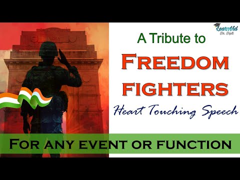 Speech on : A Tribute to Freedom Fighters || LearnVid Dr. Dipti