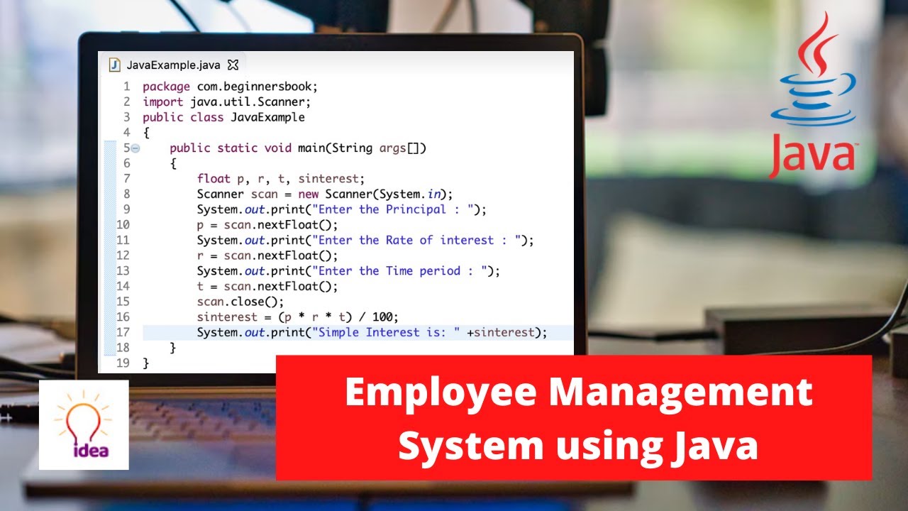 Employee Management System Using Java | Java Project