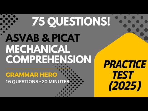 Mechanical Comprehension Practice Test for the ASVAB & PiCAT: Everything You Must Know #acetheasvab