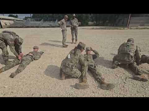 Delta 25-35 68W vid 28: 2nd PLT Improvised tourniquets pt. 2 #army #medics