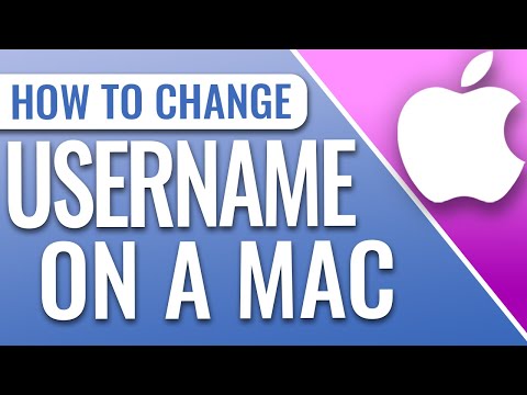 How To Change Username On A Mac Computer