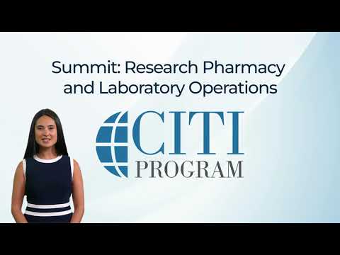 CITI Program Course Preview - Summit: Research Pharmacy and Laboratory Operations Series