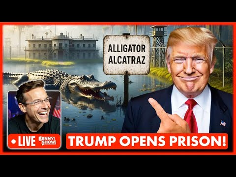 🚨Trump Touring 'Alligator Alcatraz' for Illegal Aliens LIVE Right Now in Florida: 'Grand Opening'🐊