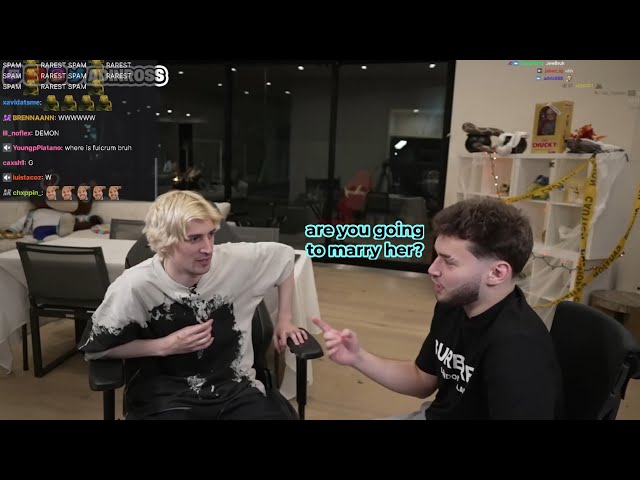 Who is xQc dating now? Assessing his relationship status as streamer kisses Nyyxxii on live stream