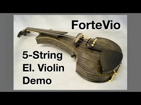 Fortevio Custom 5-string Electric Violin - 2020 Black | Reverb