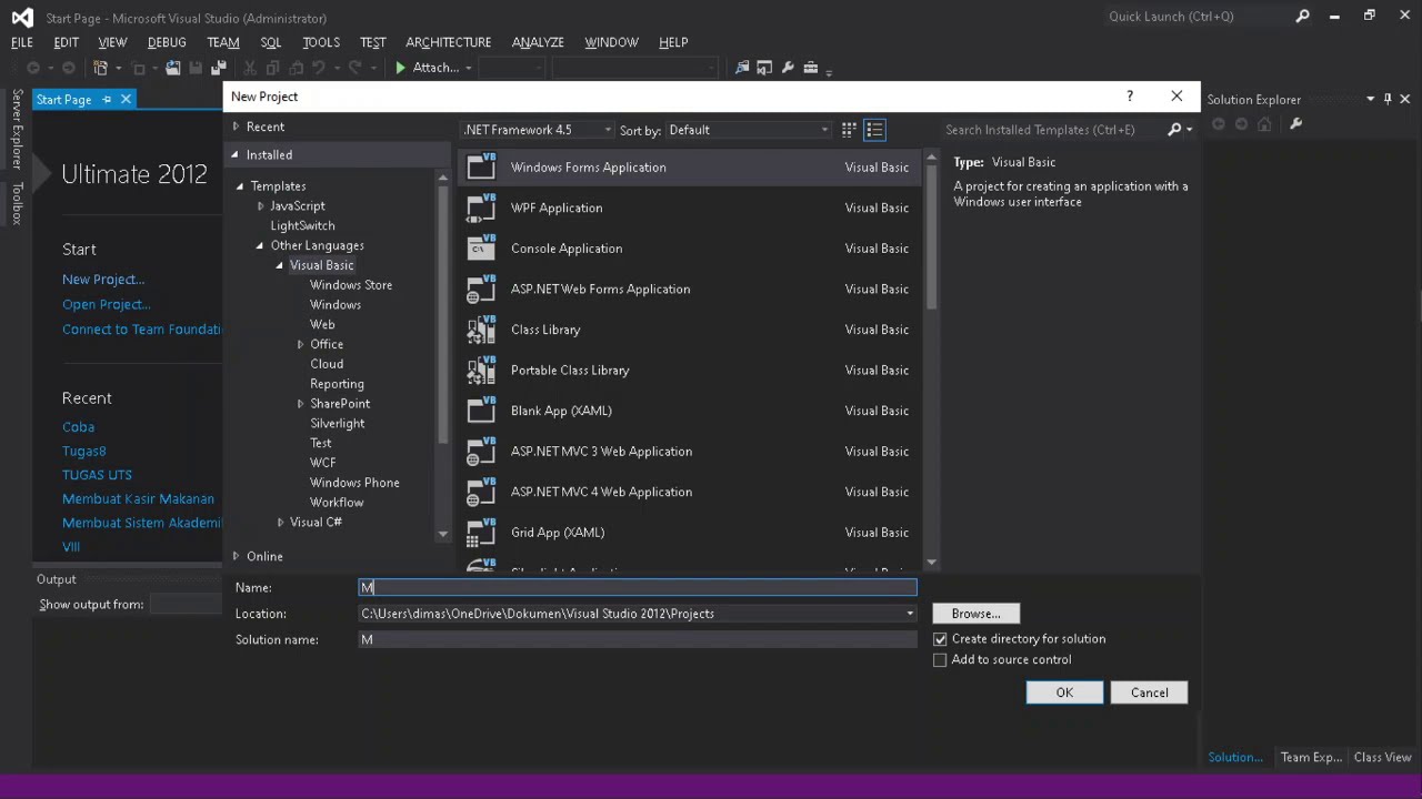 [TUTORIAL] CARA MENGHUBUNGKAN DATA BASE MYSQL KE DALAM VISUAL STUDIO - VISUAL STUDIO 2012