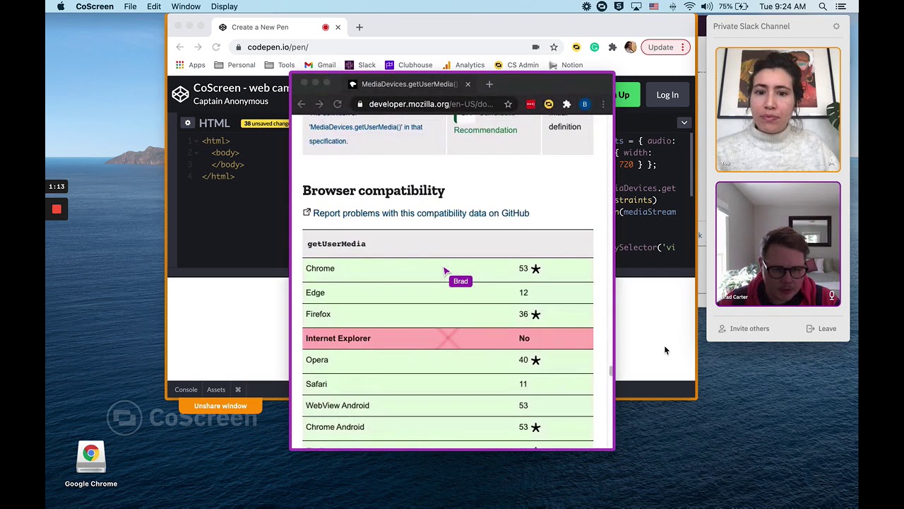 Learning to Code with CoScreen