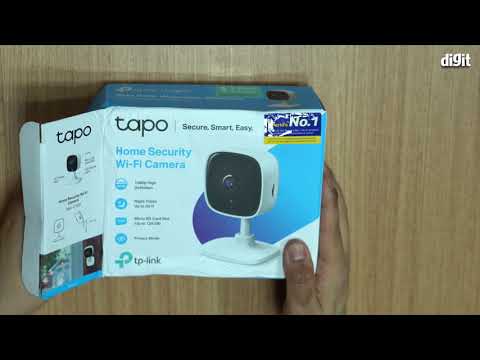 TP-Link Tapo C100 Home Security Wifi Camera Unboxing