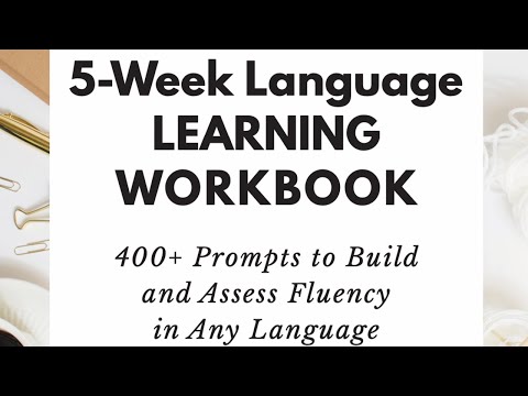 Language Learning | 5-week Workbook