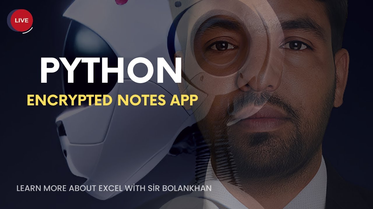 Encrypted Notes App in Python | Secure Your Notes with Password Protection | Python Full Project