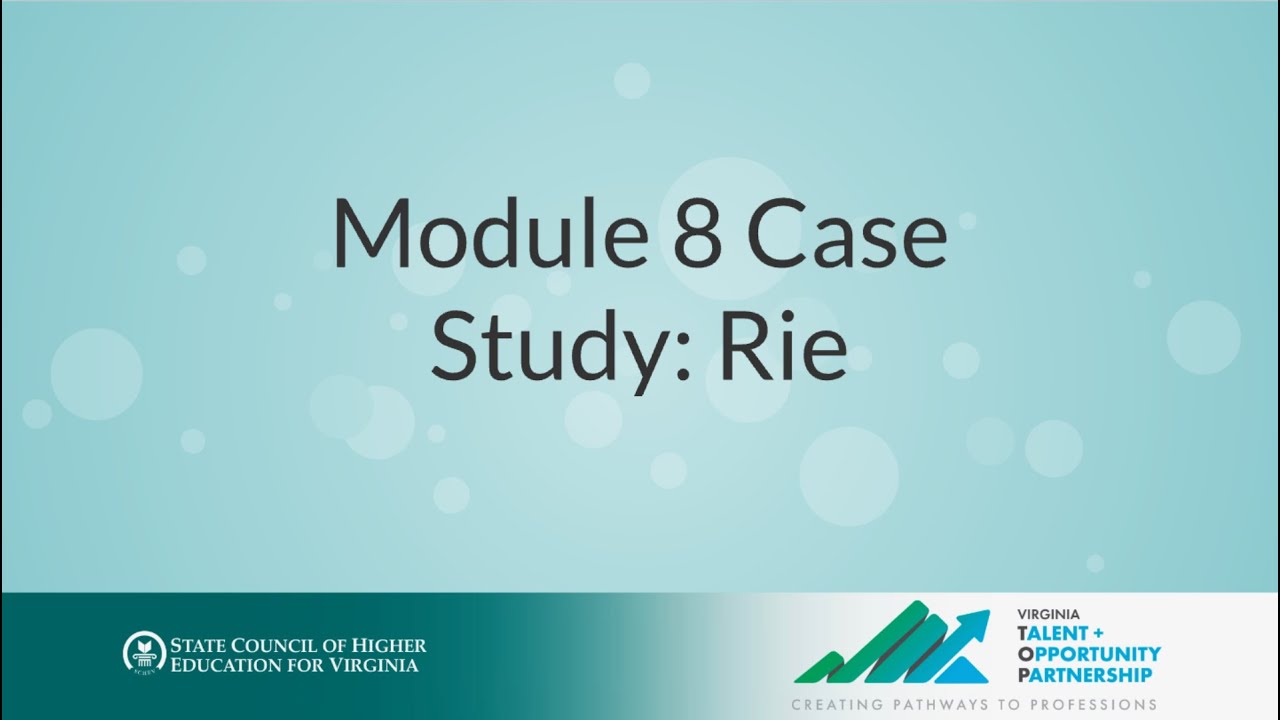 Module 8 Case Study: Rie