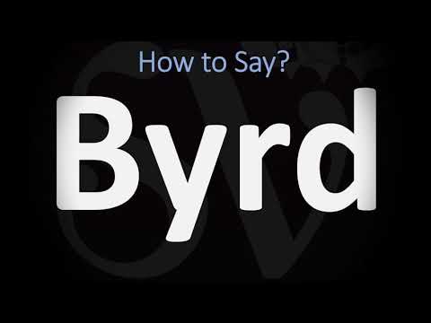 How to Pronounce Byrd? (CORRECTLY)