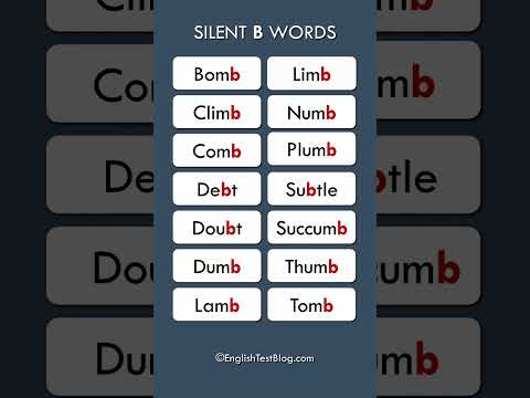 🤐 NEVER Pronounce the "B" in These Words