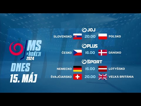 MS V HOKEJI 2024: Prehľad zápasov 15.5.2024