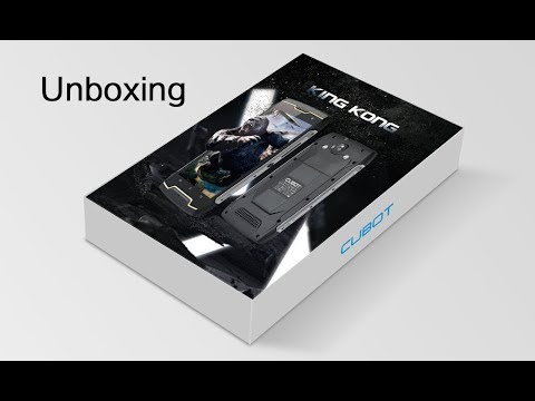 CUBOT King Kong unboxing video