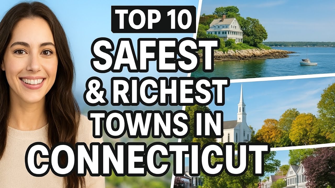 Top 10 Safest & Richest Towns in Connecticut 🏡💎 | Luxury Living in 2025