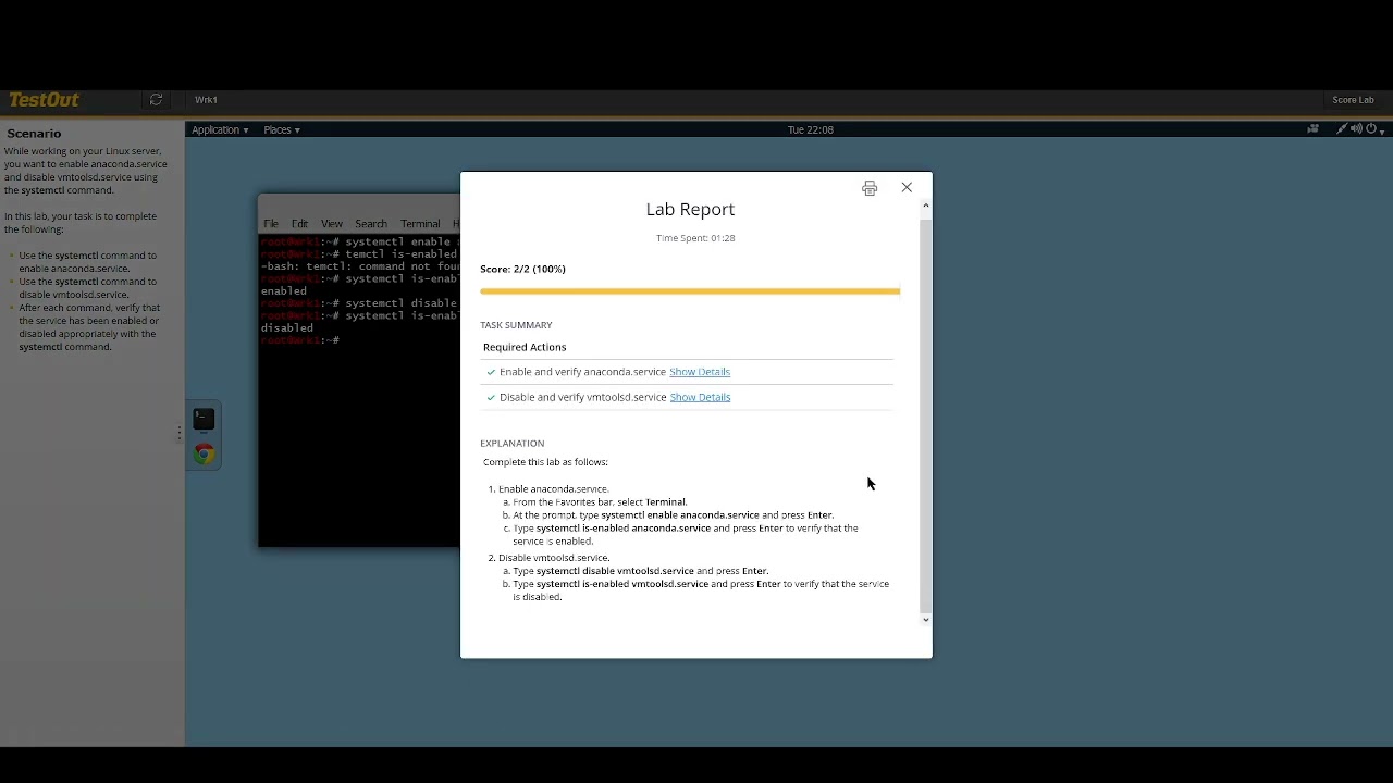 4.4.5 Enable System Services at Boot