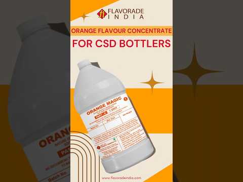 Orange Soft Drink Concentrate For Botteling plant, Flavorade India soft drink concentrate, Beverages