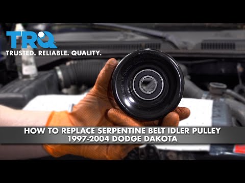 How To Replace Serpentine Belt Idler Pulley 1997-2004 Dodge Dakota