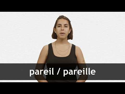 English Translation of “PAREIL” | Collins French-English Dictionary