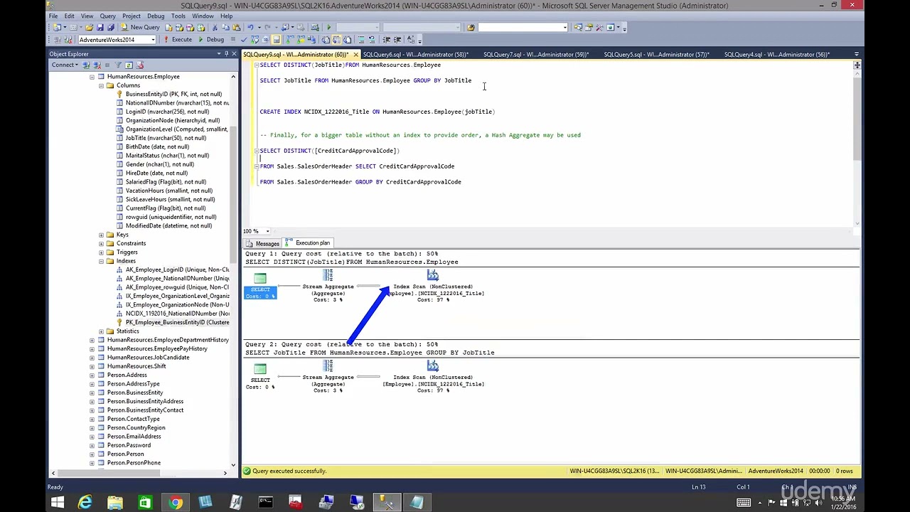 Mastering the Basics of SQL Server Query Optimization - Hash Match Operator