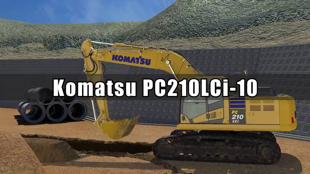 The first intelligent Machine Control Excavator | PC210LCi