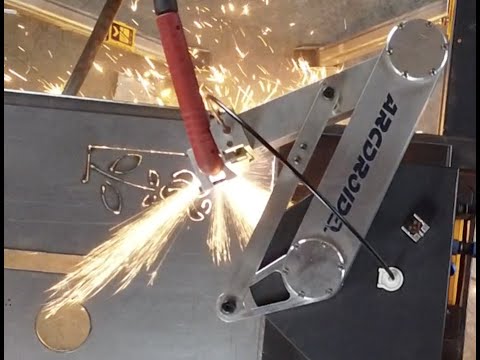 ArcDroid - table top CNC plasma cutter robot arm - Metal Shop - Dallas ...