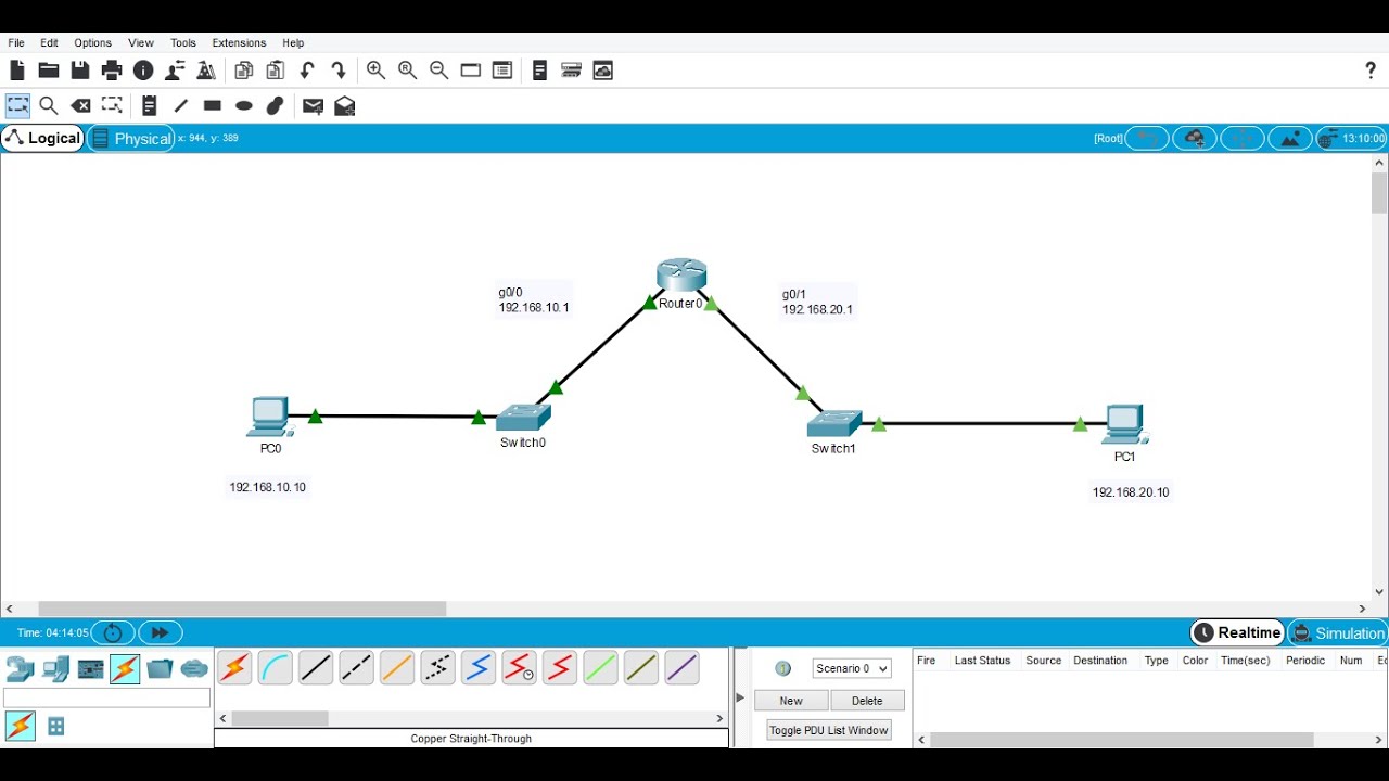 Cisco Packet Tracer || Basic Router Configuration