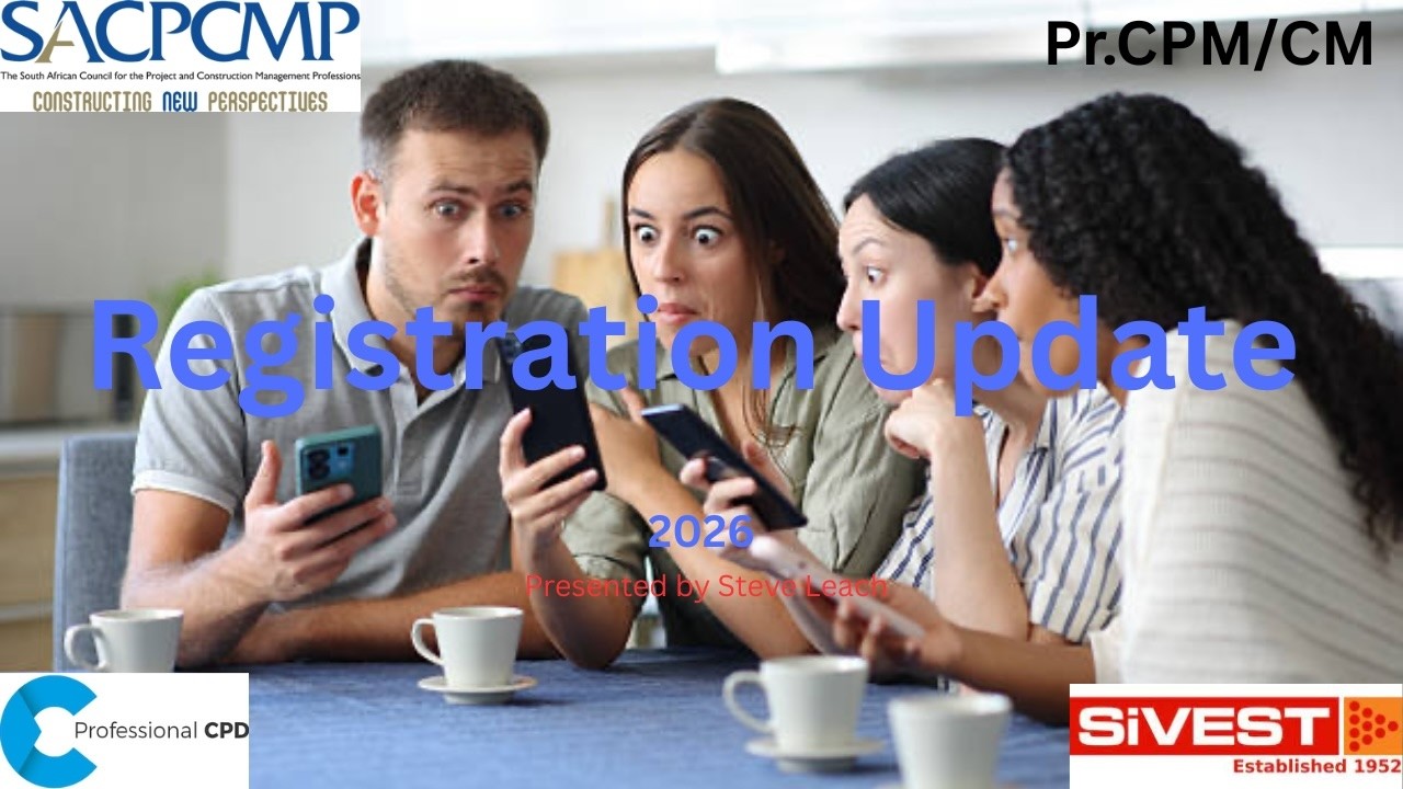 SACPCMP - update on the registration process.Pr.CPM and Pr.CM