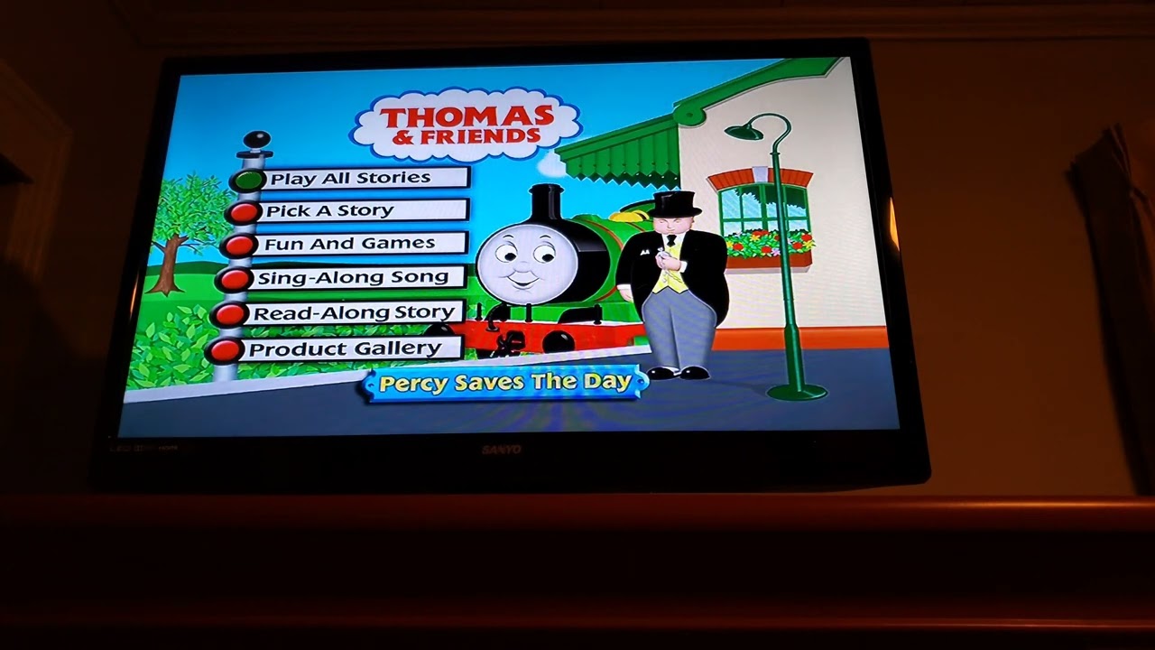 Thomas & Friends Percy Saves The Day DVD Menu 2