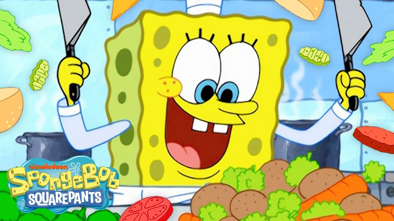 1 HOUR of SpongeBob Cooking 🔥🔥🔥 | SpongeBob