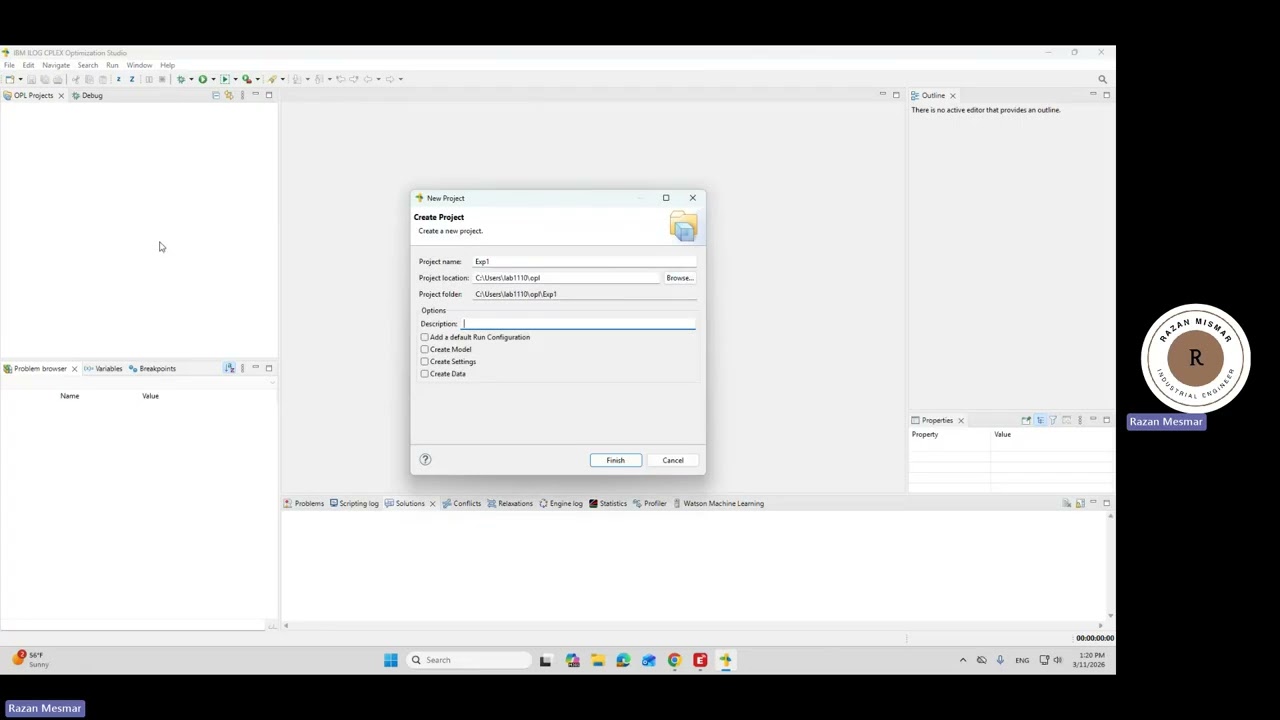 exp 1 CPLEX Software Introduction#cplex