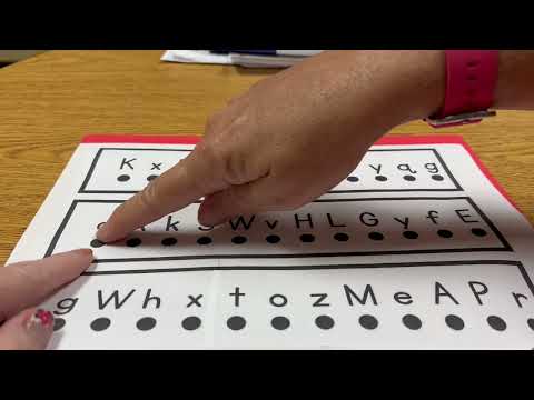 Letter sound red folder Kindergarten