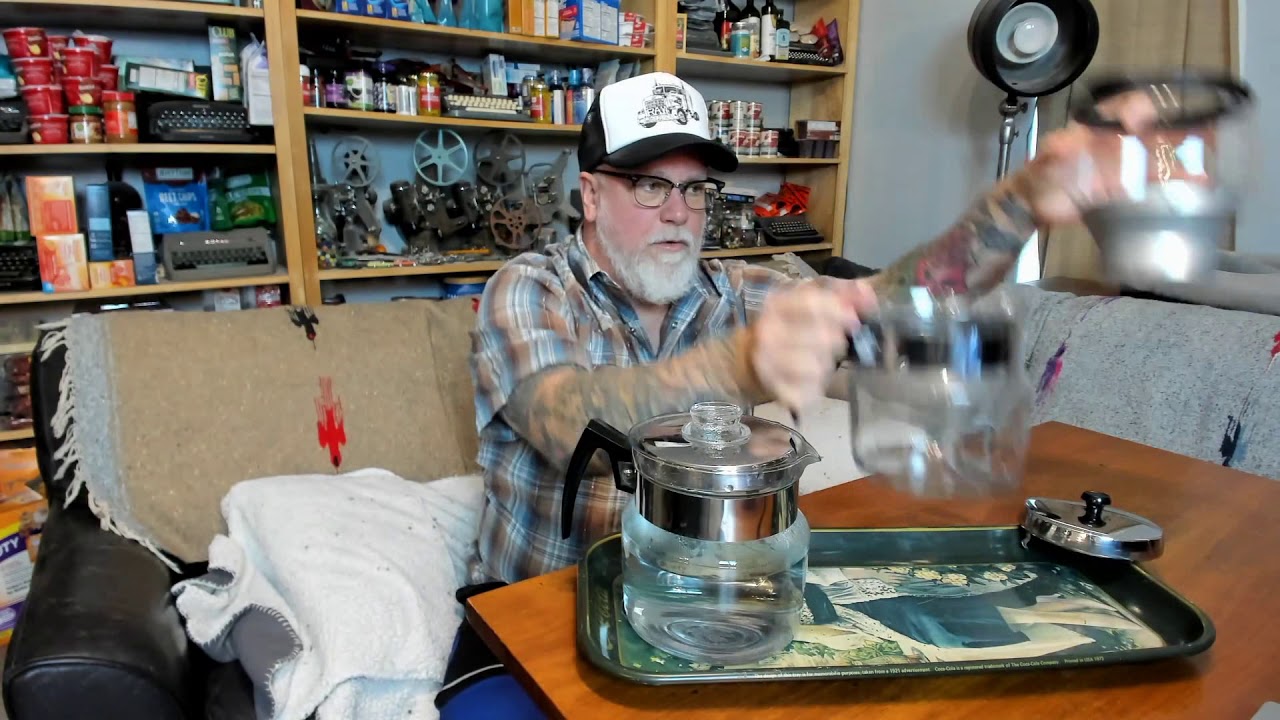 Vintage Pyrex Drip Coffee Demonstration